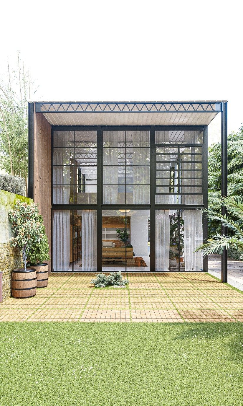 Steel frame casas prontas: projetos e inspirações - Steel Frame - Eco Agile